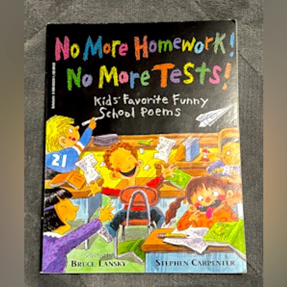 Scholastic | Other | Kids Favorite Funny School Poems No More Homework ...